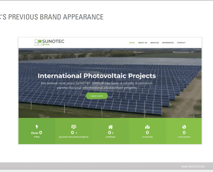 Rebranding SUNOTEC – Case Study Dietrich Identity